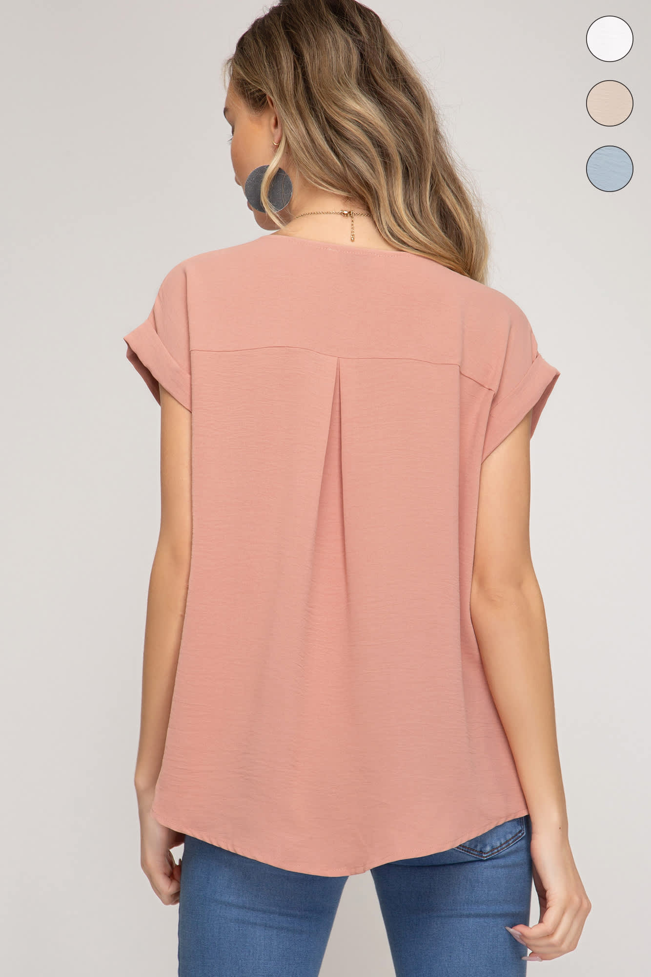 Dusty Rose Top - Jade